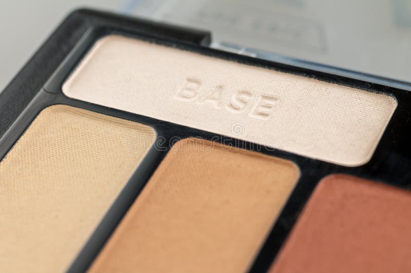 Cosmetic Shadows for Different Skin Types and Makeup. Basic Base for ...