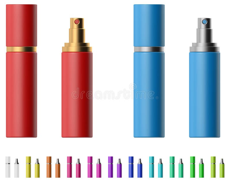 Cosmetic spray bottle stock vector. Illustration of isolated - 135650229