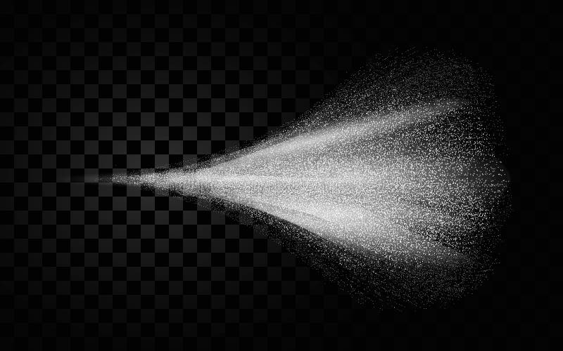 Creative Illustration of Water Spray Mist Isolated on Transparent ...