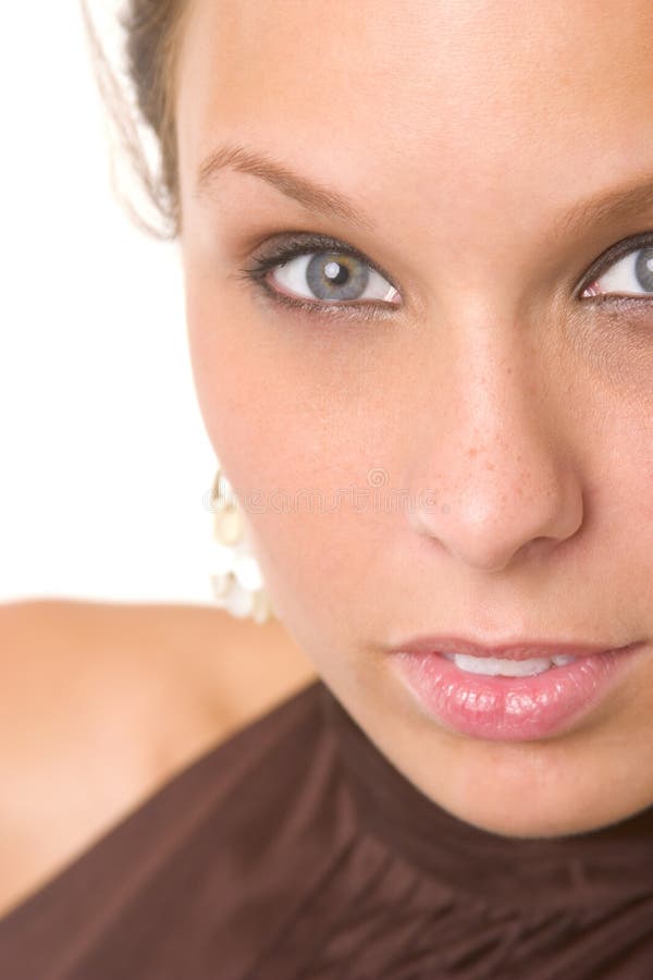 Cosmetic Stare stock image. Image of lovely, pretty, hair - 884871