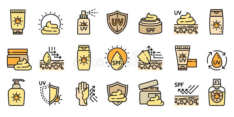 Sun Safety Icons Stock Illustrations – 1,302 Sun Safety Icons Stock ...