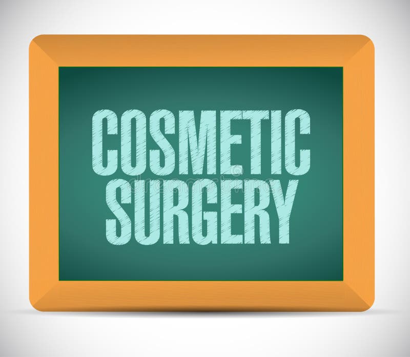 Cosmetic Surgery Background Concept Glowing Stock Illustration ...