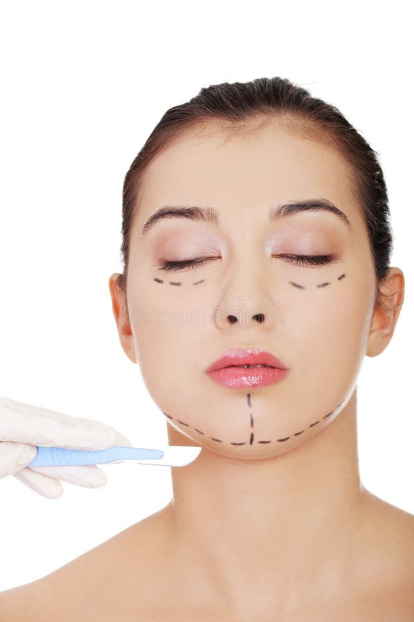 Cosmetic surgery concept. stock photo. Image of improvement - 28607676