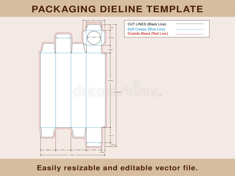 Cosmetic Display Dieline Stock Illustrations – 765 Cosmetic Display ...