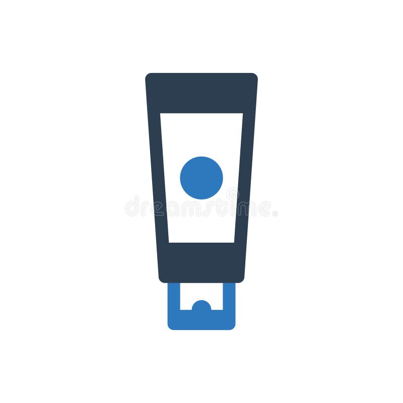 Cosmetic Tube Icon stock illustration. Illustration of cream - 377971670