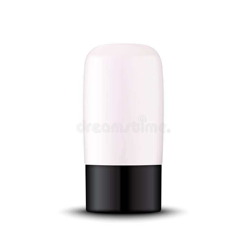 Cosmetics Container Tube. Realistic 3d Plastic Cream Packaging Design ...
