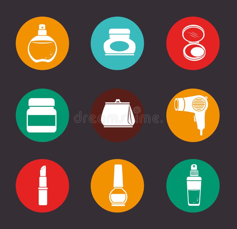 Cosmetics design stock vector. Illustration of vector - 43618136