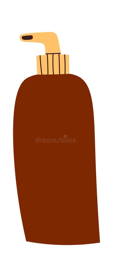 Cosmetics Flat Icon Moisturizing Lotion Beauty Procedure Stock Vector ...