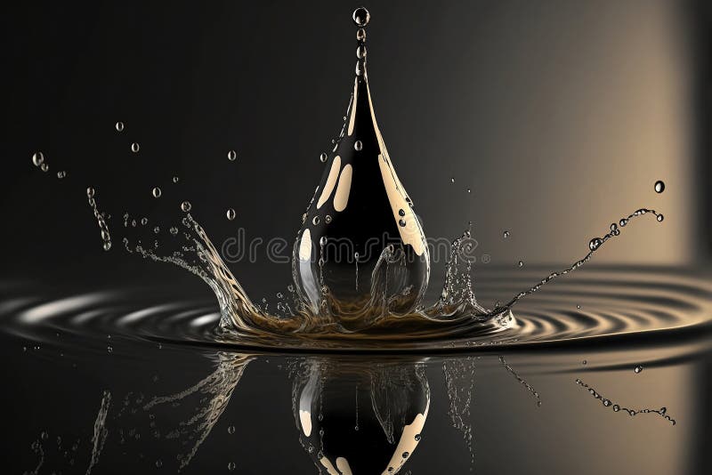 Cosmetics Hydro Essence Water for Moisturizer. Liquid Splash Bubble or ...