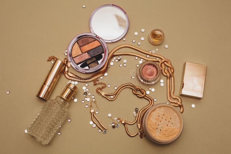 Cosmetics Make Up Artist Objects: Stock Photo - Image of accessories ...