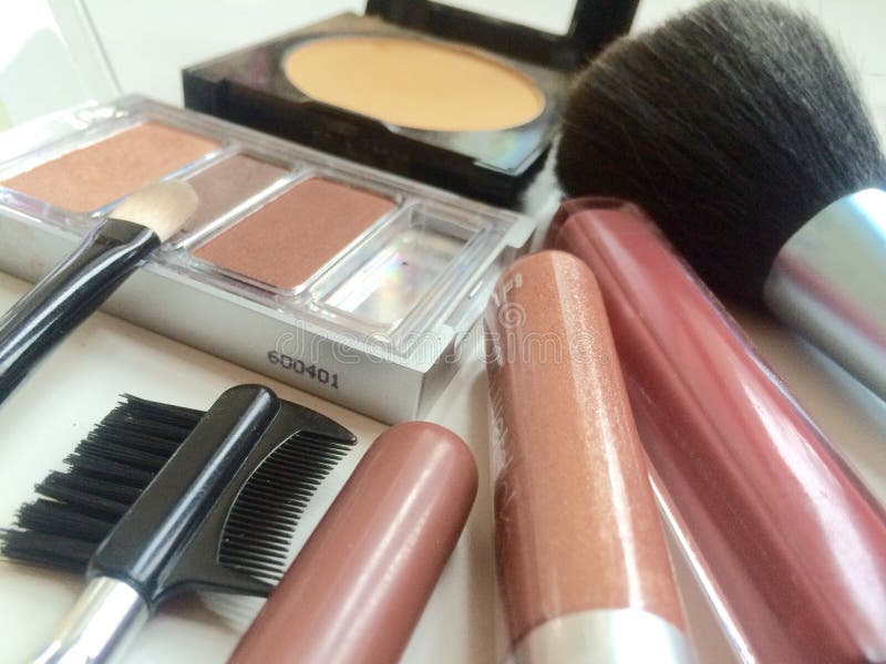 Cosmetics Makeup Assortment Stock Photo - Image of assortment, grooming ...