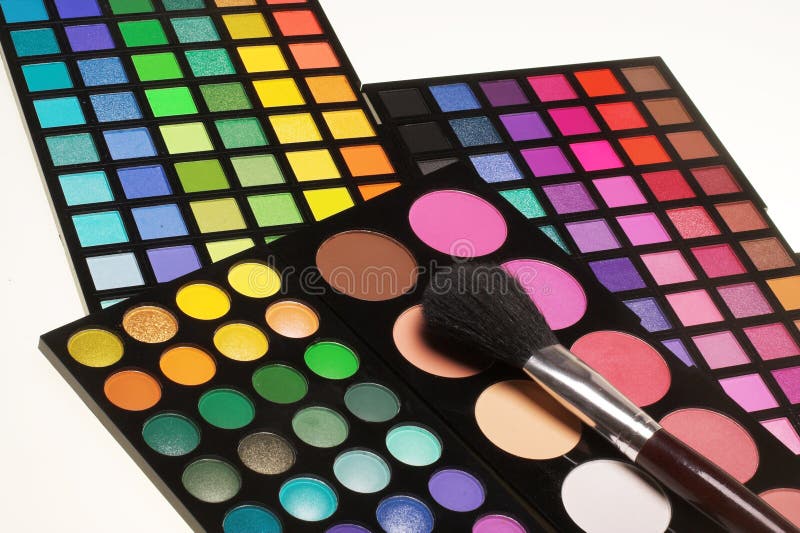 Cosmetics stock image. Image of female, eyelashes, lipstick - 32647857