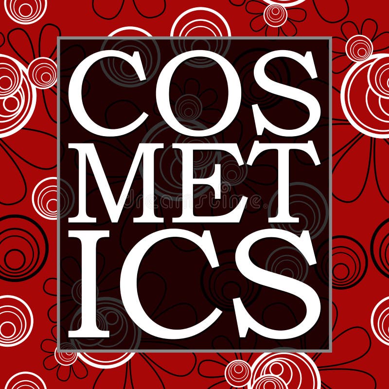 Cosmetics Text Stock Illustrations – 12,960 Cosmetics Text Stock ...