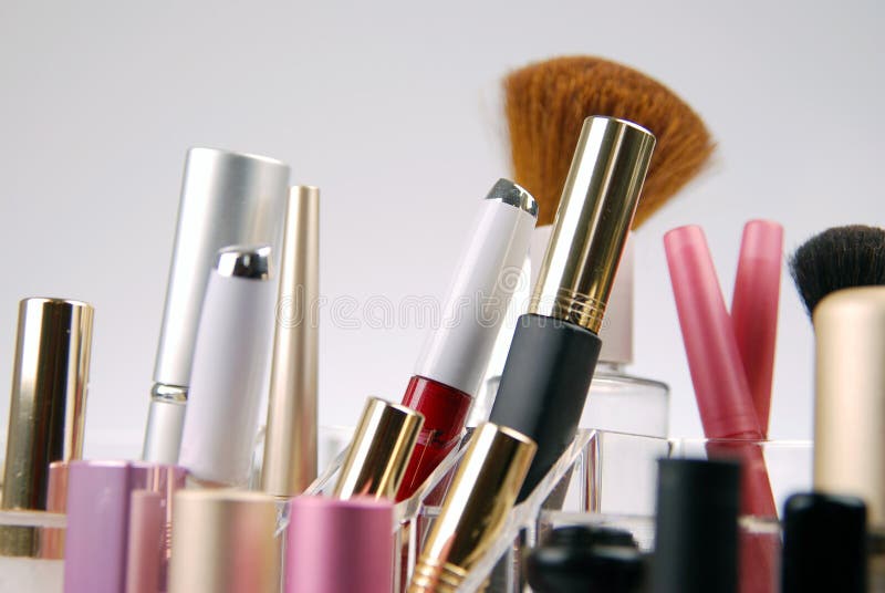 Cosmetics Soft Focus stock image. Image of brush, colour - 7176261