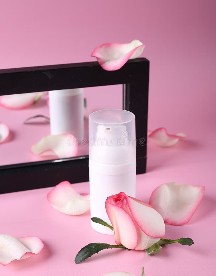 Cosmetics still life stock image. Image of woman, pattern - 194158635