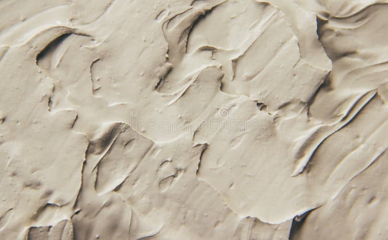 Cosmetics Texture Mask Clay for Face and Body. Stock Image - Image of ...