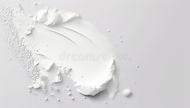 Cosmetics Texture White Cream. Stock Illustration - Illustration of ...