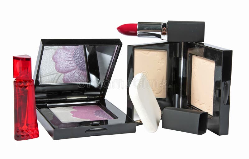 Cosmetics, Perfumery and Tools for Nails Stock Photo - Image of ...