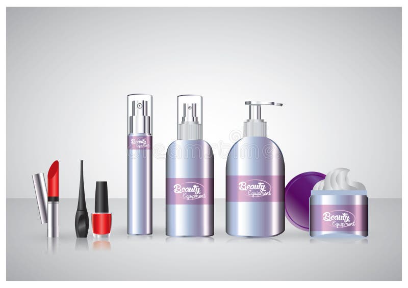 Cosmetics. Vector Illustration Decorative Design Stock Vector ...