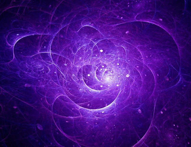 Cosmic Abstract Purple Background Imitating Coloured Dust, Splashes of ...