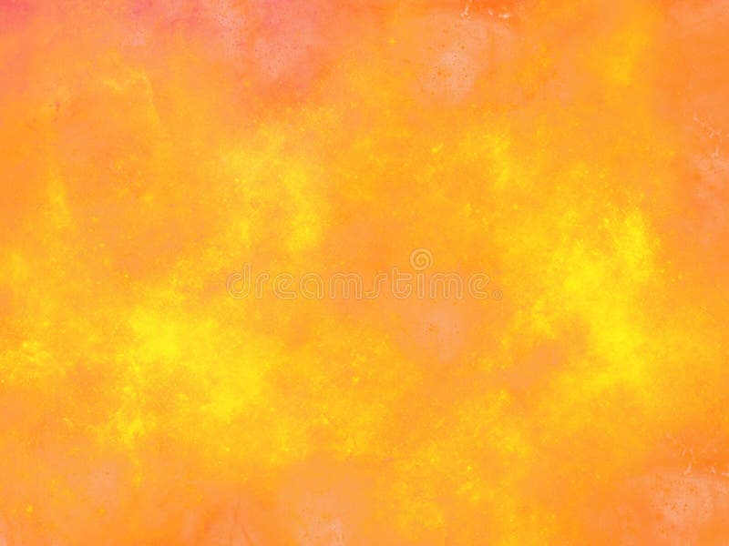 Cosmic Abstract Orange Background Imitating Coloured Dust, Splashes of ...