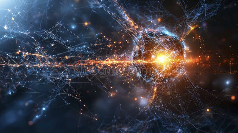 Cosmic Abstract Viewpoint Seamless Digital Integration and Sparkling ...