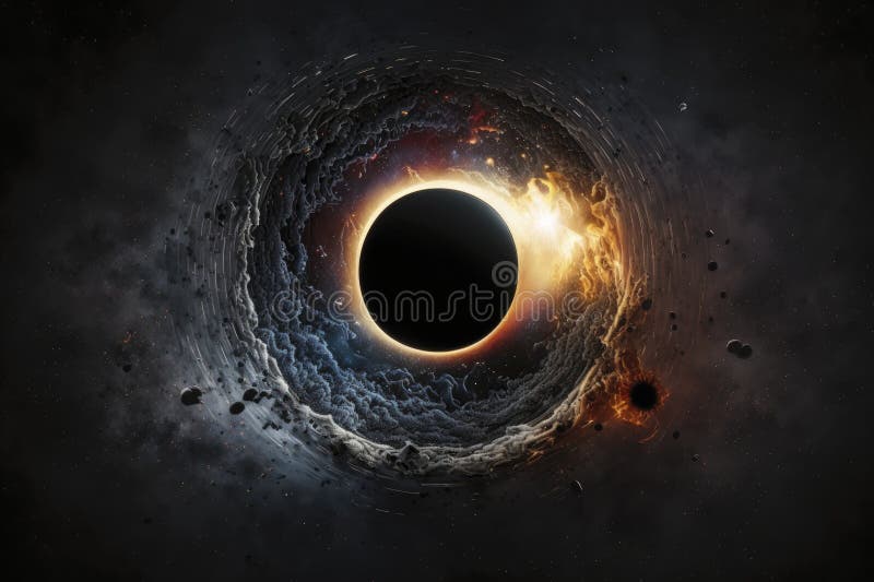 Cosmic Abyss: a Stunning Black Hole Space Background for Your Next ...