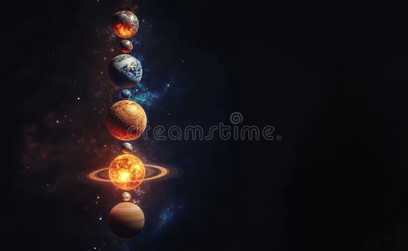 Cosmic Alignment of Planets Including Venus, Mars, Jupiter, Saturn, and ...