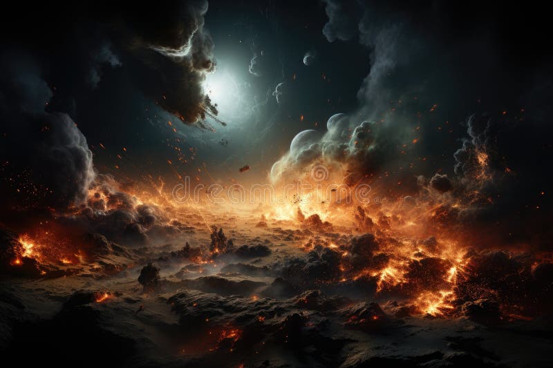 Abstract Apocalyptic Futuristic Building Vector. Construction Structure ...