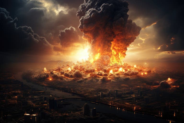 Cosmic Armageddon, Judgment Day of Planet Earth Stock Photo - Image of ...