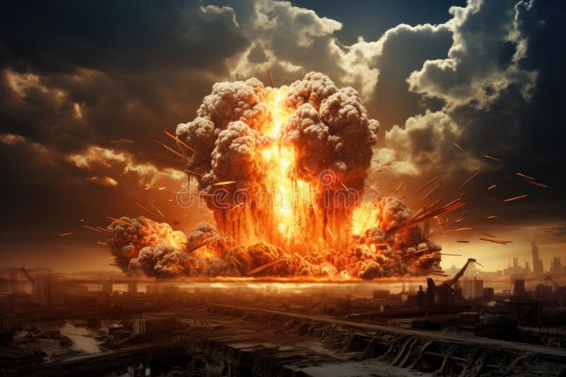 Cosmic Armageddon, Judgment Day of Planet Earth Stock Illustration ...