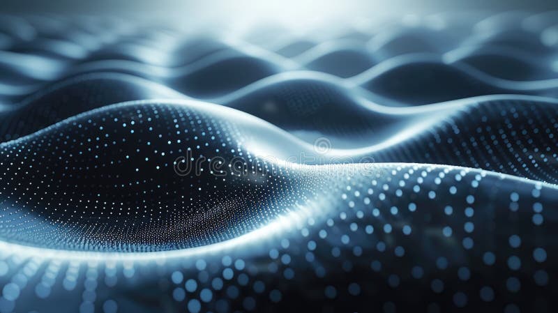 Cosmic Art with Wavy Surface, Particles, Lines, and Galaxy Pattern for ...