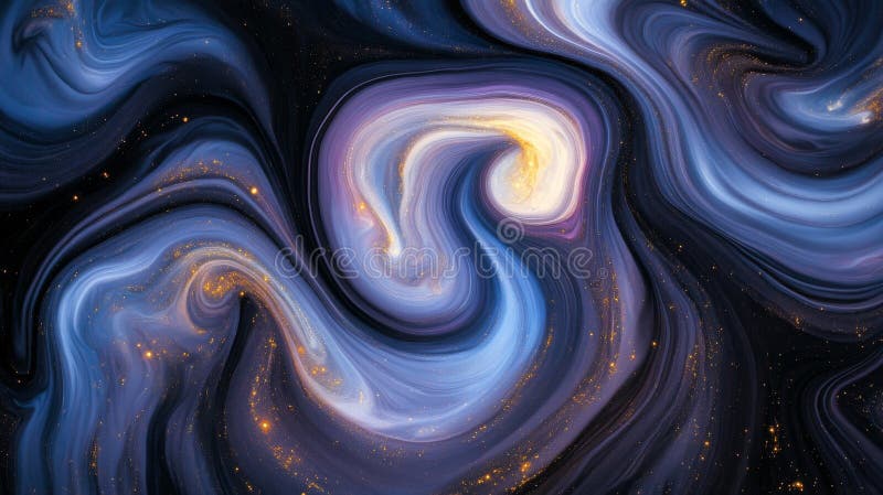 A Cosmic Backdrop Serves As the Setting for an Abstract Art Design of ...