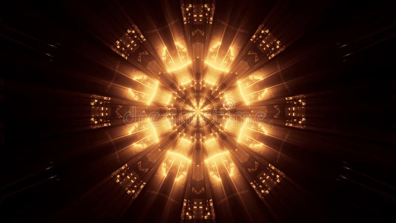 Cosmic Background with Golden Laser Lights - Perfect for a Digital ...