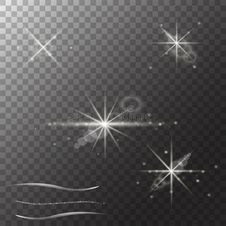 Cosmic Background with Highlights. Vector Illustration of Bright ...