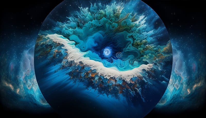 Cosmic Beauty: a Stunning View of Earth from Space, Made with ...