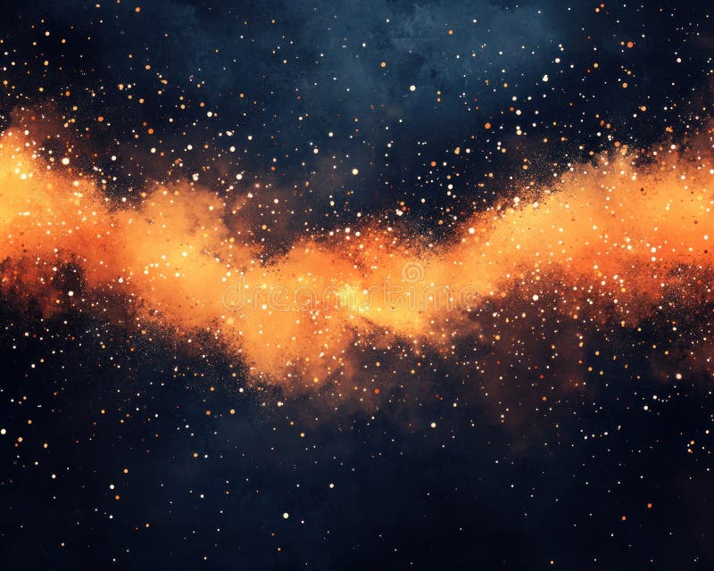 Cosmic Black-Violet Gradient Banner with Turquoise Bokeh Frame Stock ...