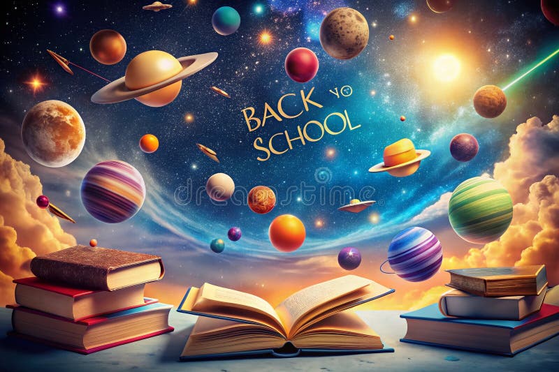 Cosmic Classroom Back To School a Surreal and Engaging Educational ...