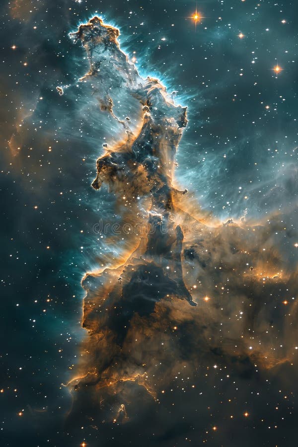 Cosmic Cliffs, Pillars of Creation in the Eagle Nebula, Interstellar ...