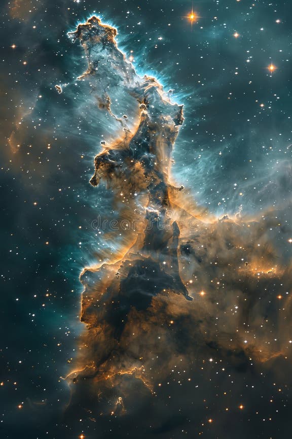 Cosmic Cliffs, Pillars of Creation in the Eagle Nebula, Interstellar ...