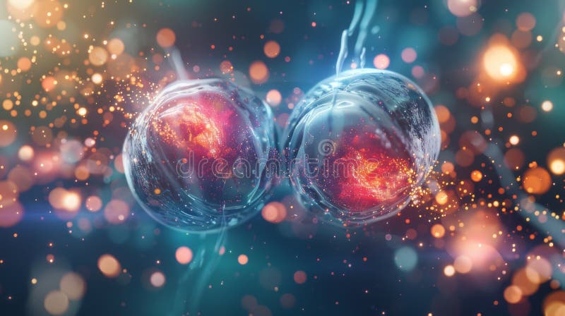 Cosmic Collision: Antimatter and Matter Clash in Celestial Chaos Stock ...