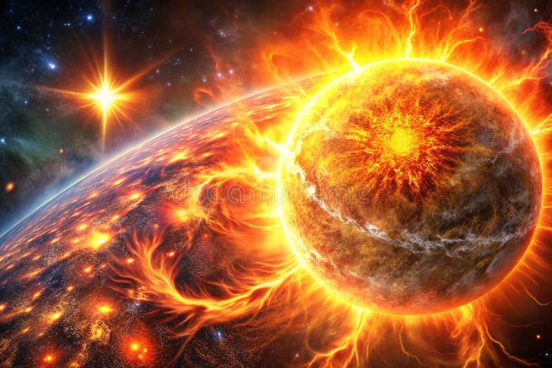 Cosmic Collision - Earth S Destruction - Star Explosion - Space ...