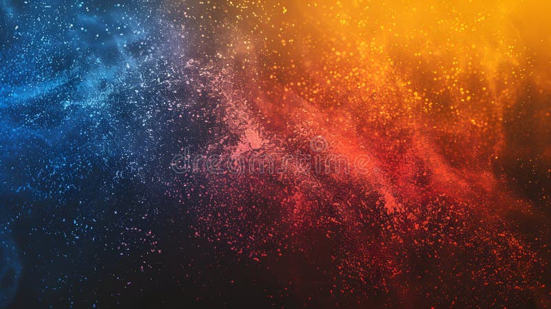 Cosmic Color Harmony: Fluid Symphony in Red and Blue Stock Illustration ...
