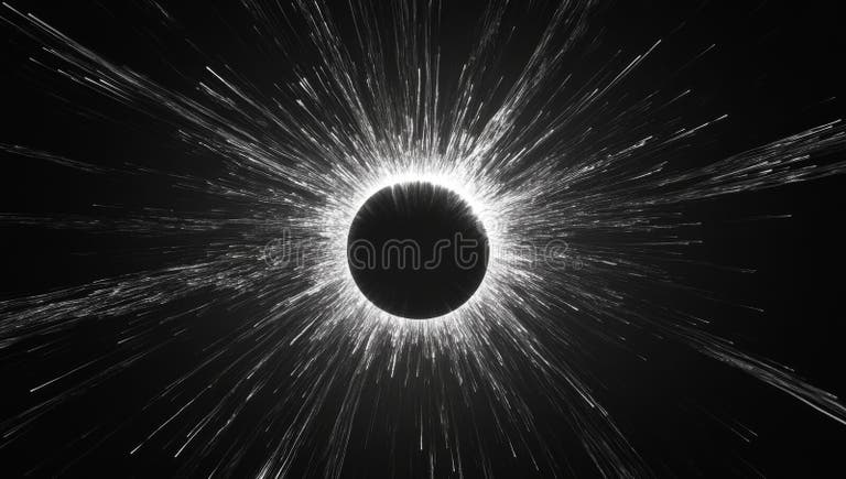 Cosmic Concept of Observing a Solar Eclipse from Outer Space in a Dark ...