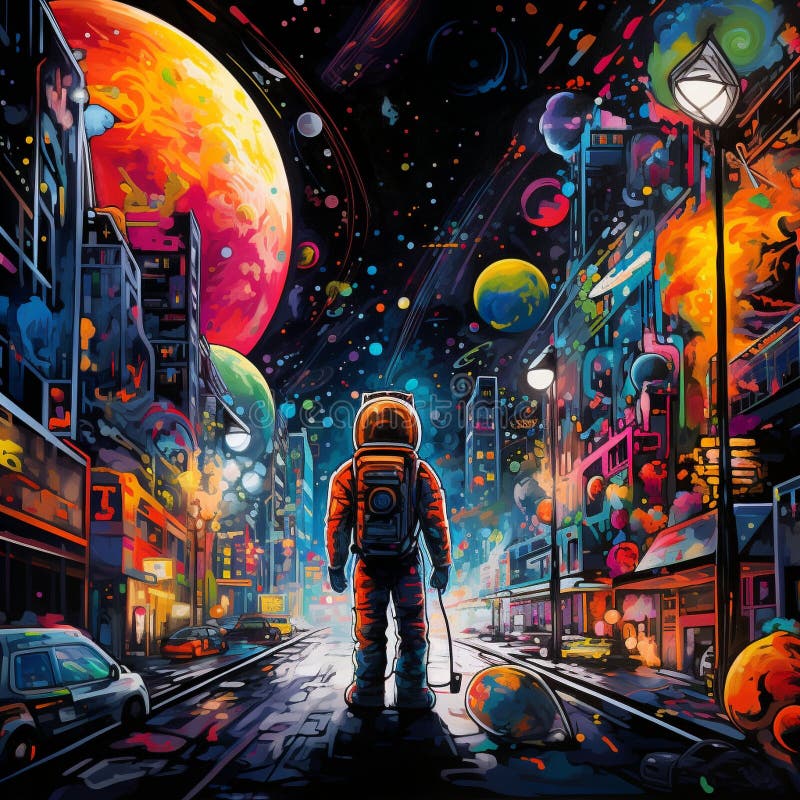 The Cosmic Connection: a Mural Depicting Outer Space Exploration ...