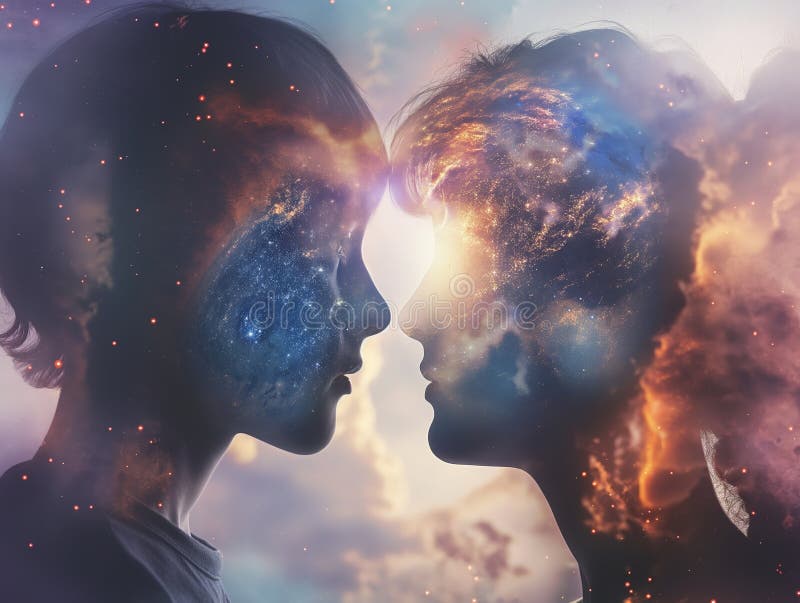 Cosmic Connection stock image. Image of celestial, dream - 318461935