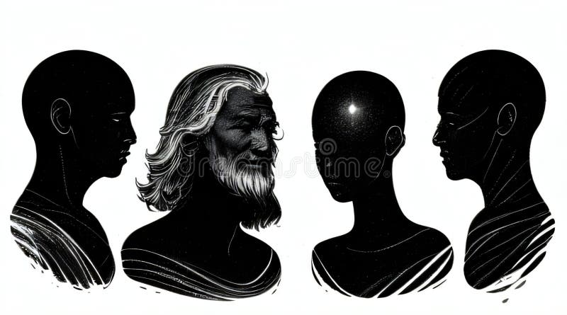 Cosmic Council of the Universe Debating a Situation Together Stock ...