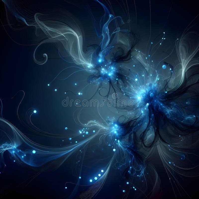 Cosmic Currents stock illustration. Illustration of dark - 336042457