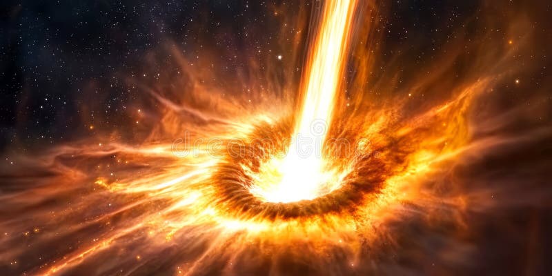 A Cosmic 3D Background of a Supermassive Star Being Consumed by an All ...