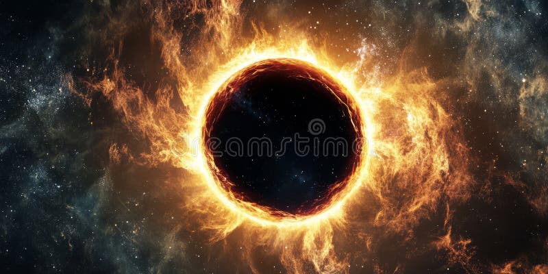 A Cosmic 3D Background of a Supermassive Star Being Consumed by an All ...